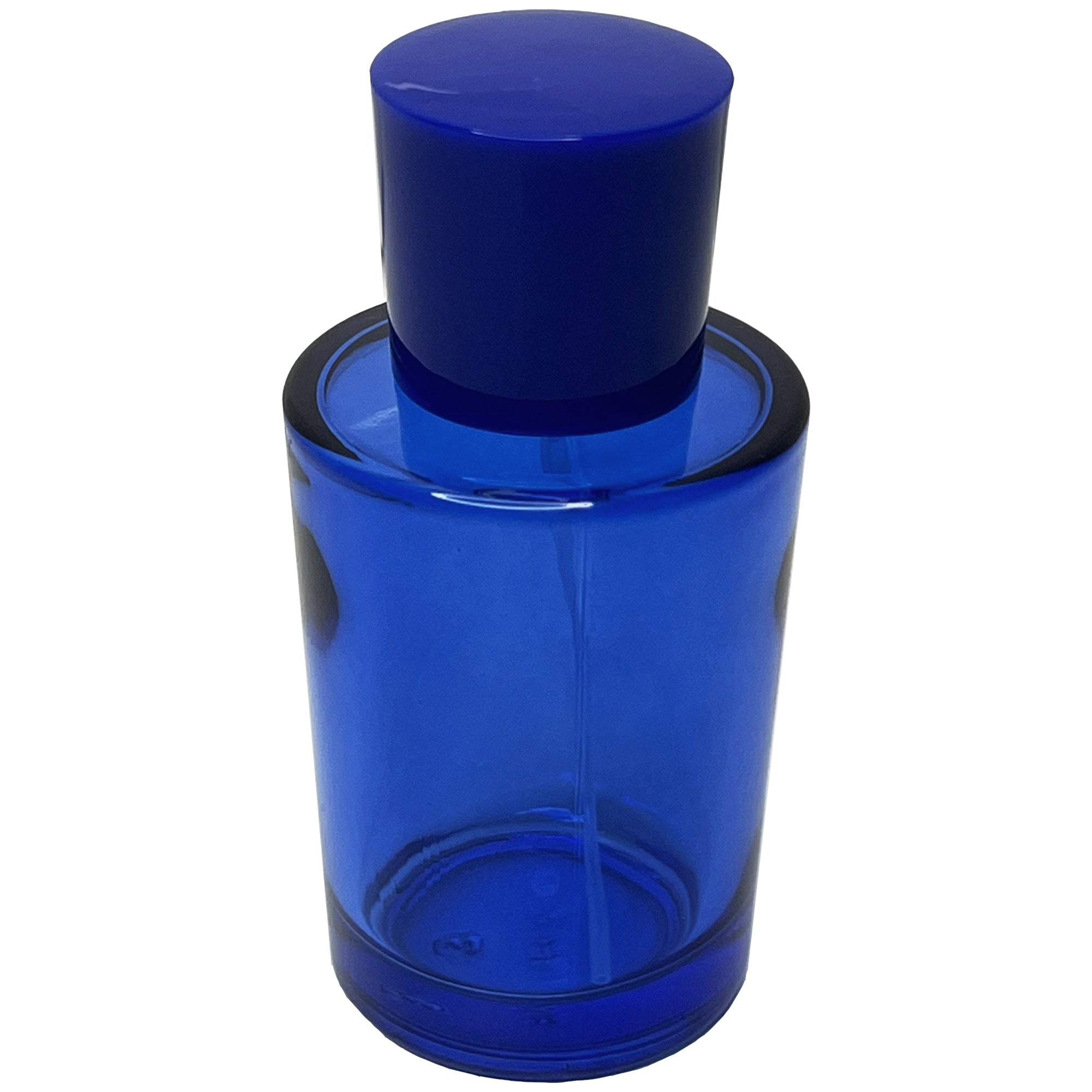 50ml 1.7oz flat cone glass perfume bottles 4 colors
