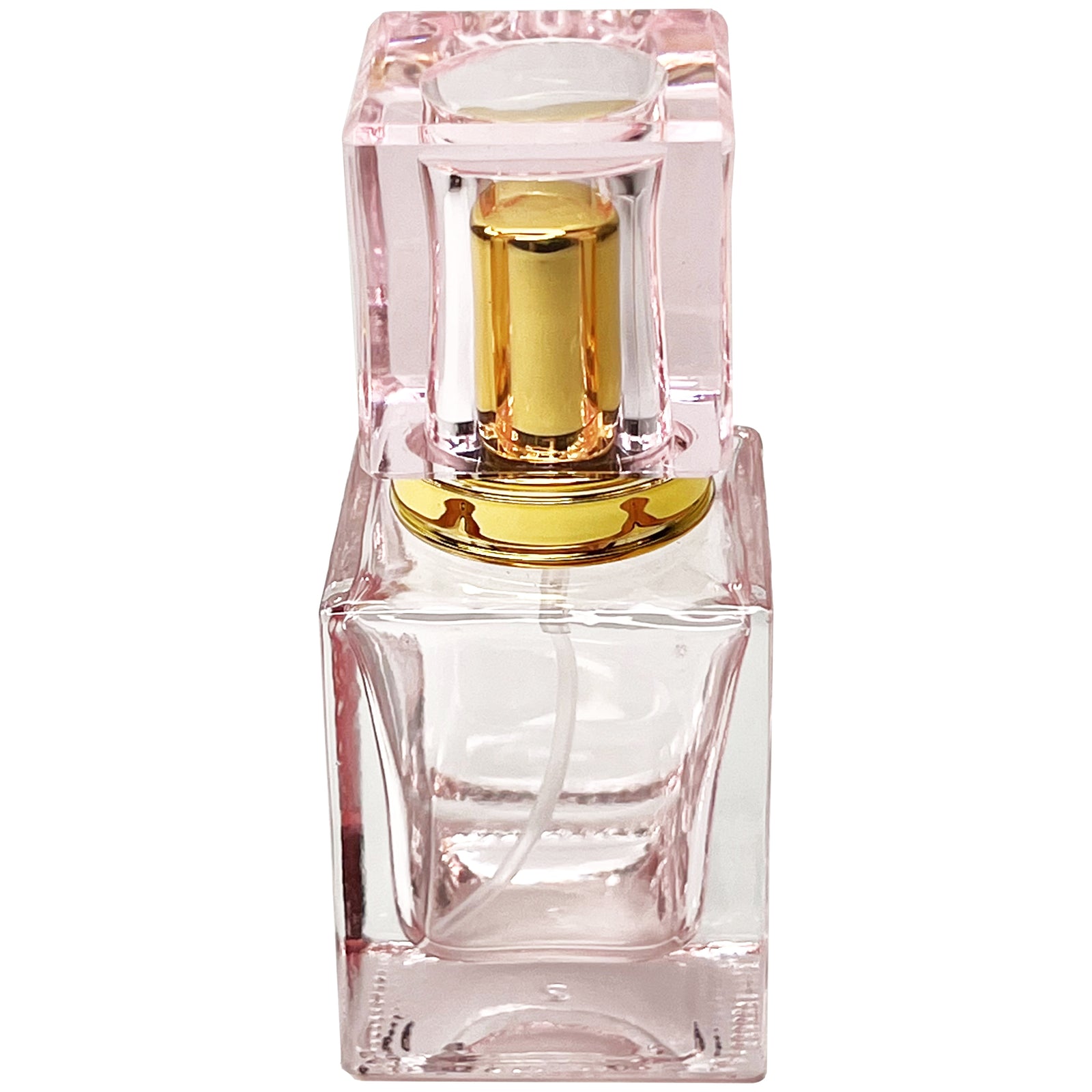 30ml 1oz colored glass cube perfume spray bottles